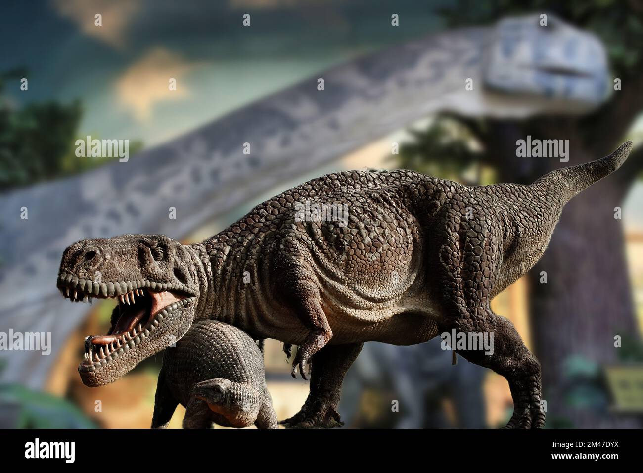Realistic t rex hi-res stock photography and images - Alamy