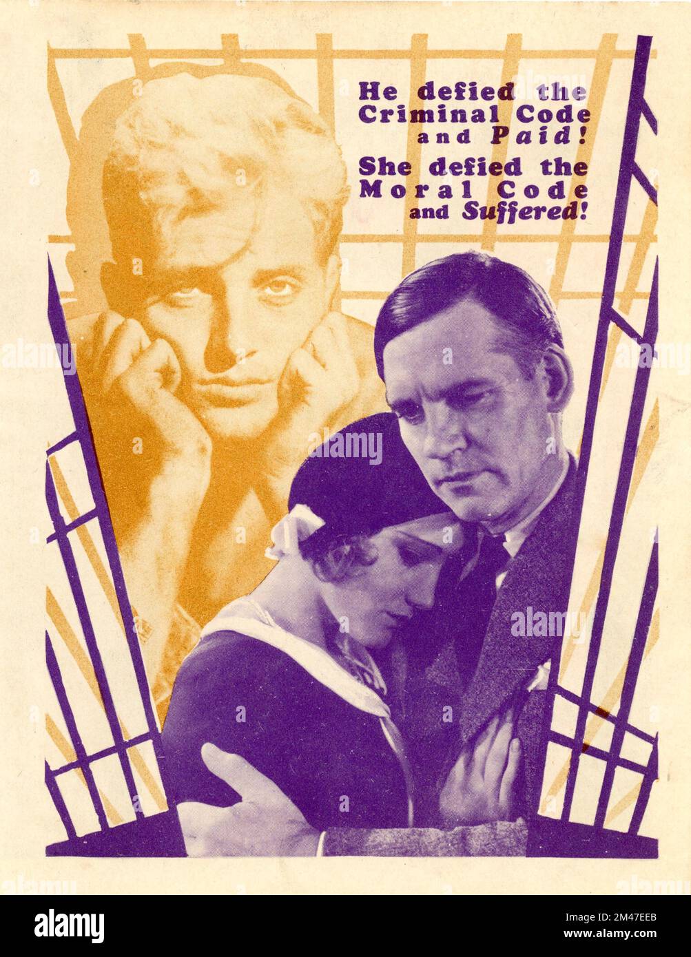 PHILLIPS HOLMES CONSTANCE CUMMINGS and WALTER HUSTON in THE CRIMINAL ...