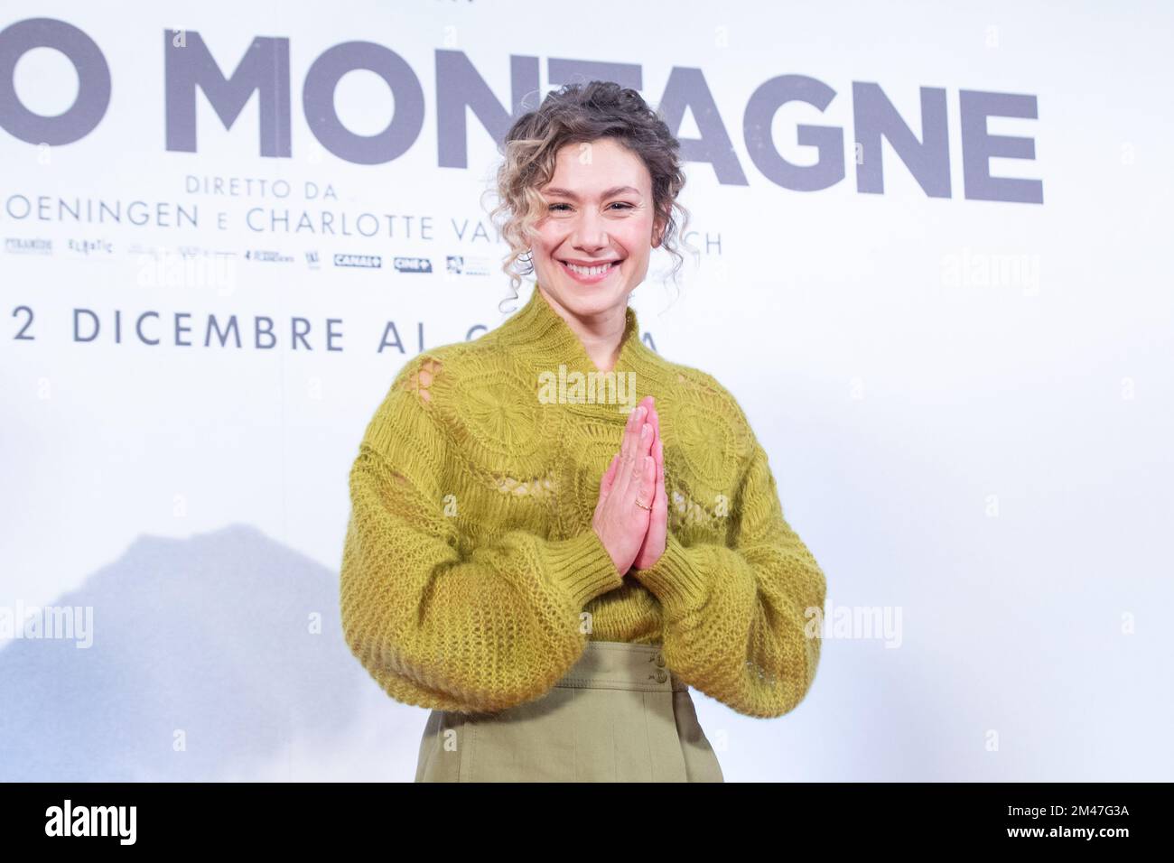 Rome, Italy. 19th Dec, 2022. Actress Elisabetta Mazzullo attends the ...