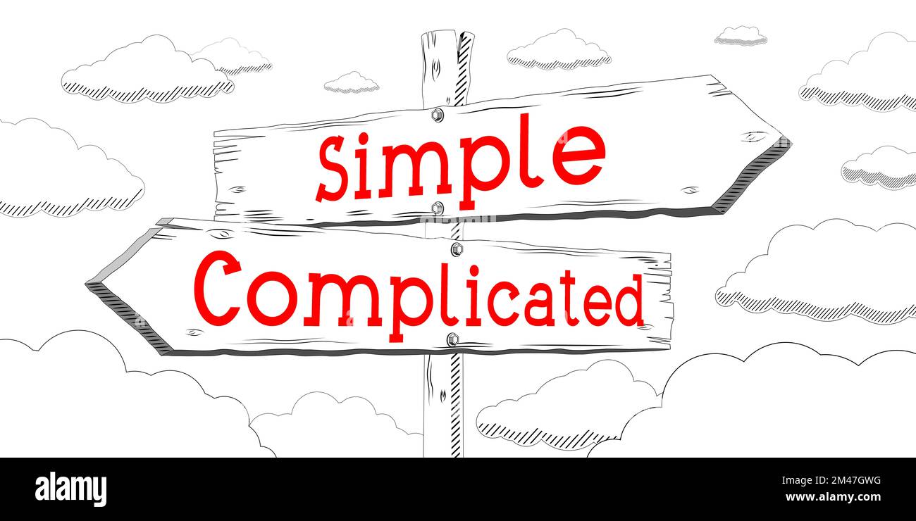 Easy hard arrows hi-res stock photography and images - Alamy