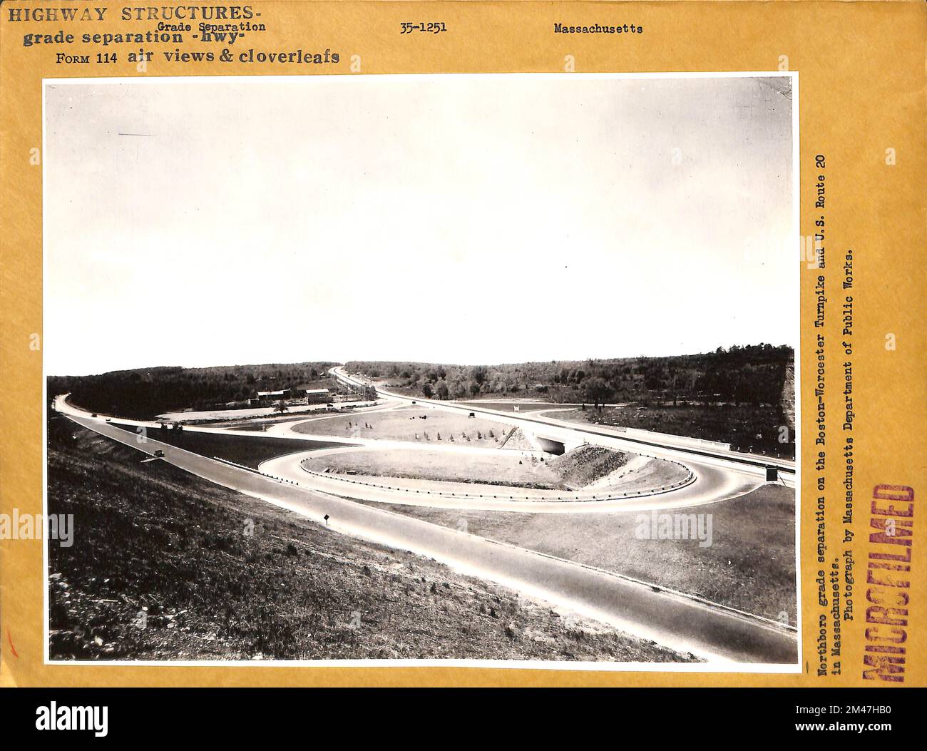 Northboro grade separation. Original caption: Northboro grade ...