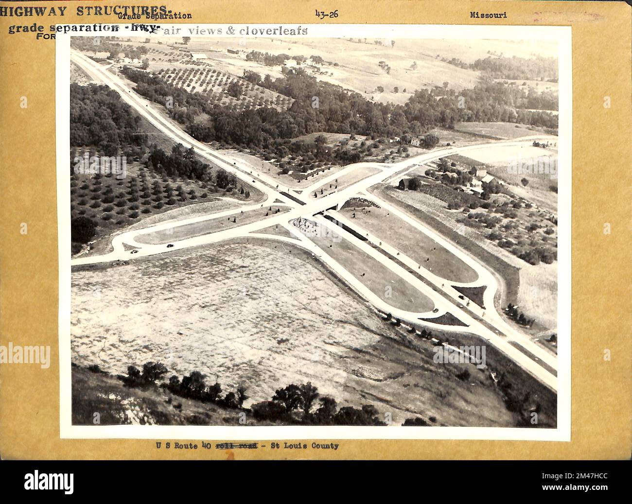 U.S. Route 40, St. Louis County. State: Missouri Stock Photo - Alamy