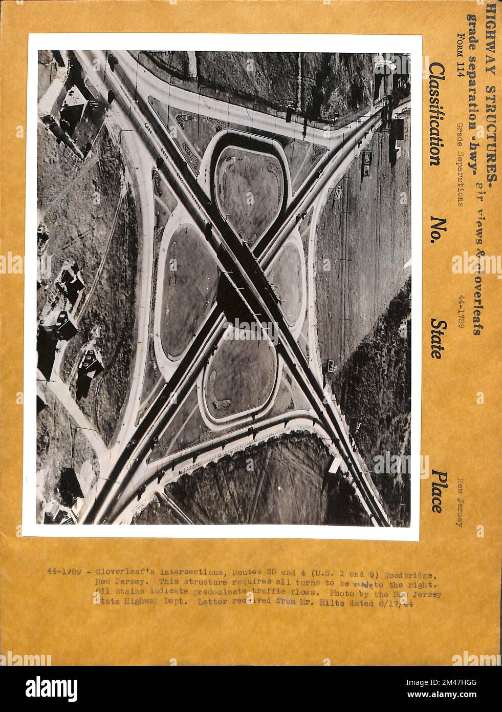 Cloverleaf's intersections. Original caption: Cloverleaf's ...