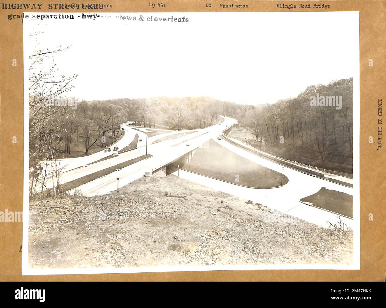 Klingle Road. Original caption: Grade separation structure at ...