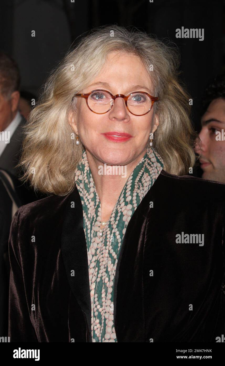 Blythe Danner attends the opening night performance of "The Glass ...