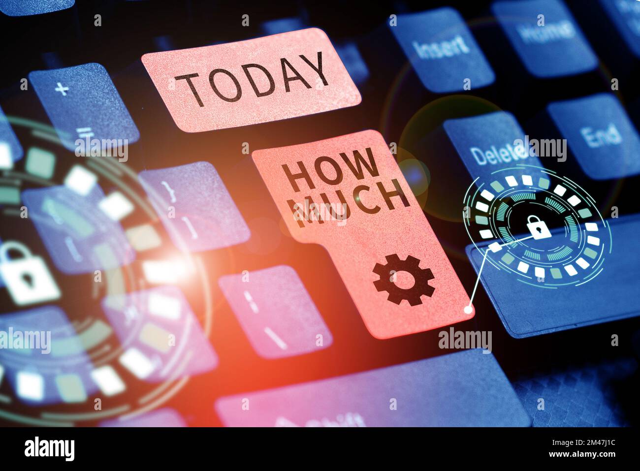 Text sign showing How Much. Concept meaning ask about the amount or ...