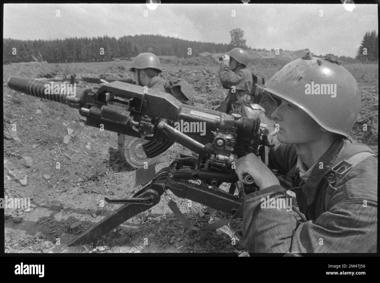 ***JUNE 1988 FILE PHOTO*** On 9 June, a bilateral tactical exercise of ...