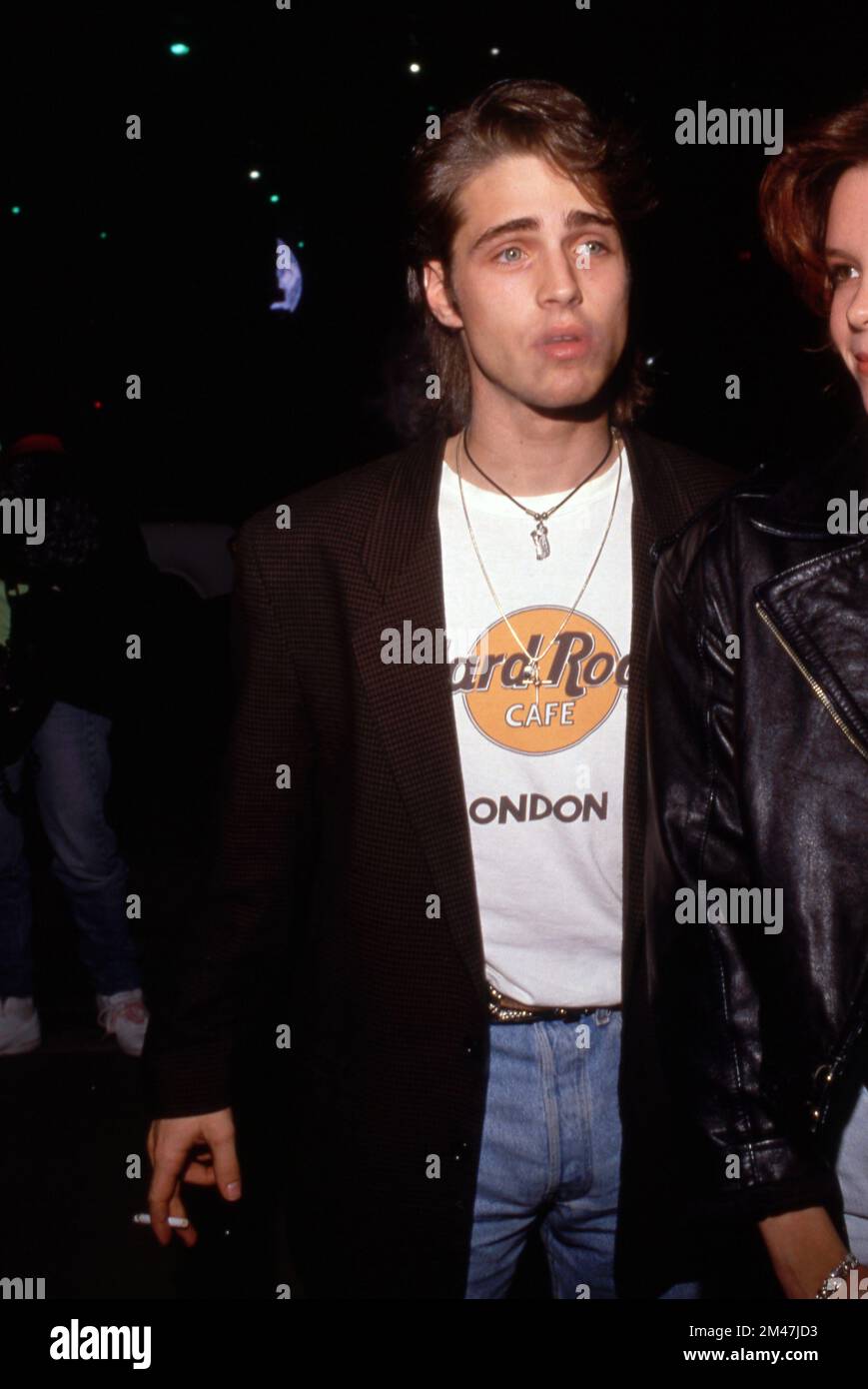 Jason Priestley February 1990 Credit: Ralph Dominguez/MediaPunch Stock Photo - Alamy