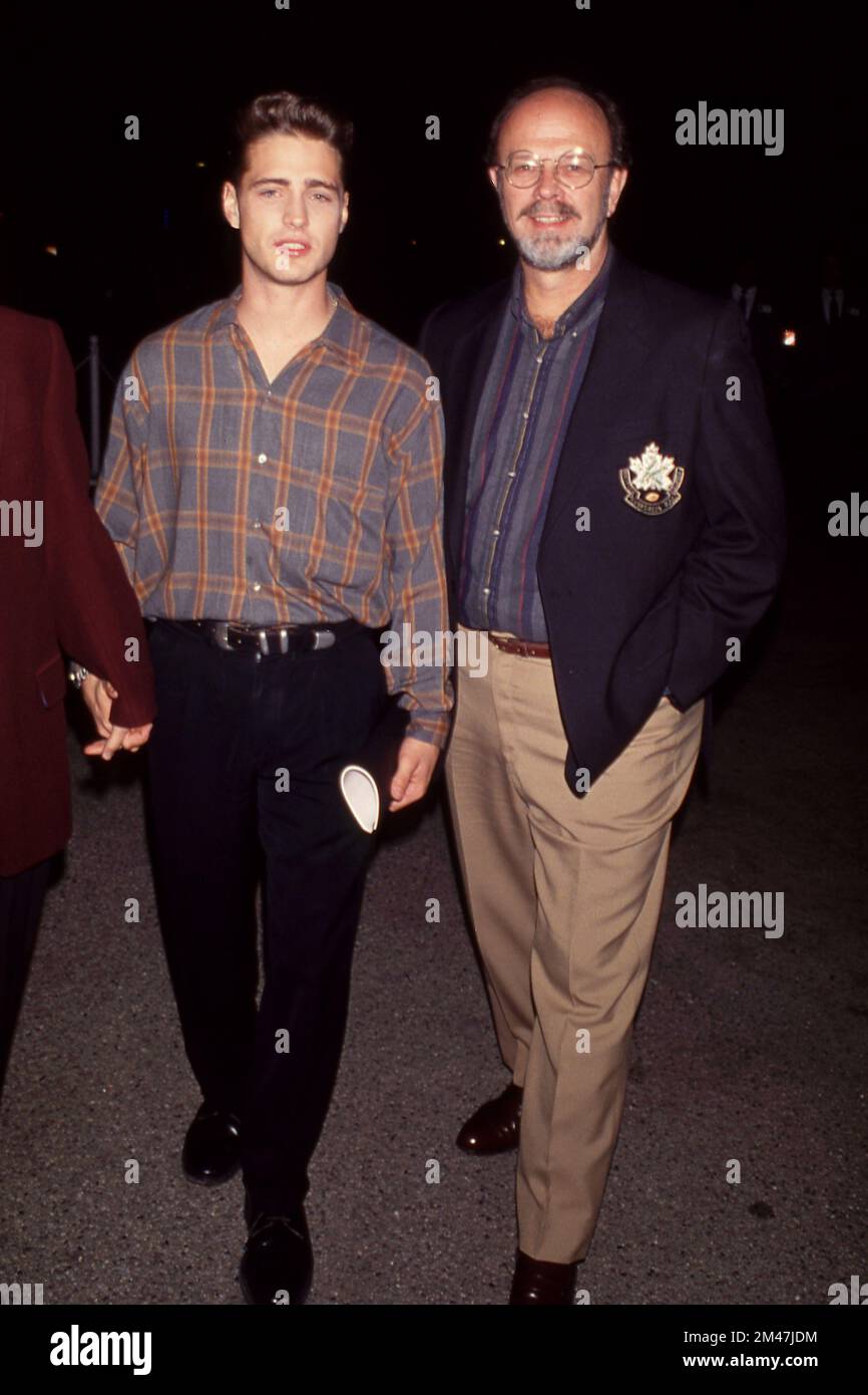 Jason Priestley and father Lorne at the Third Annual Oxfam America ...
