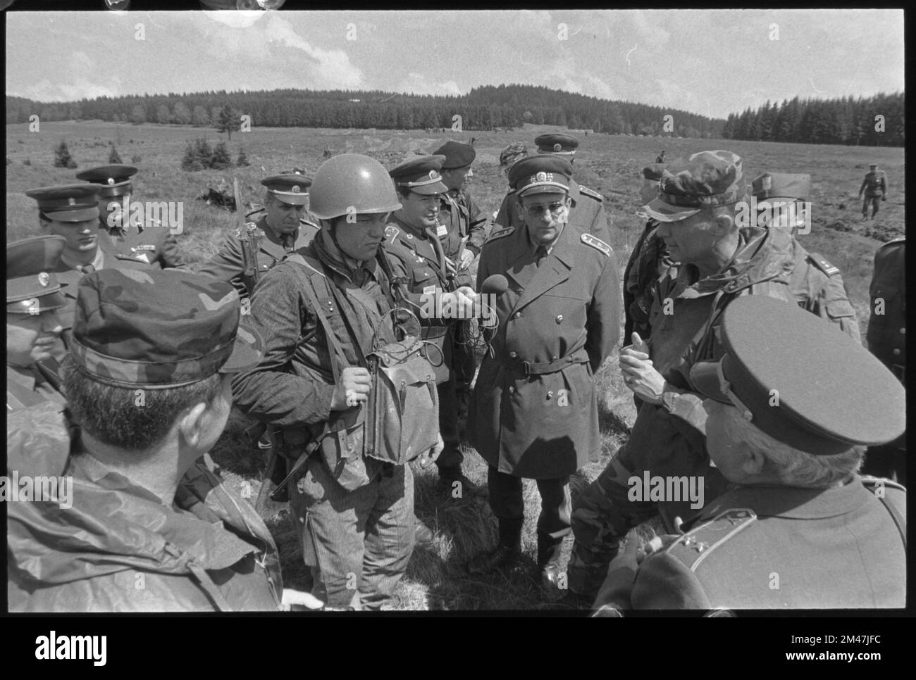 ***JUNE 1988 FILE PHOTO*** On 9 June, a bilateral tactical exercise of ...