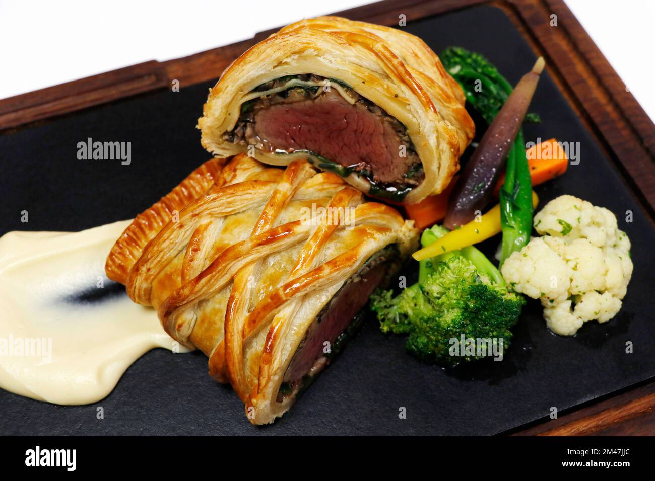 traditional beef wellington recipe with puff pastry, similar to french ...