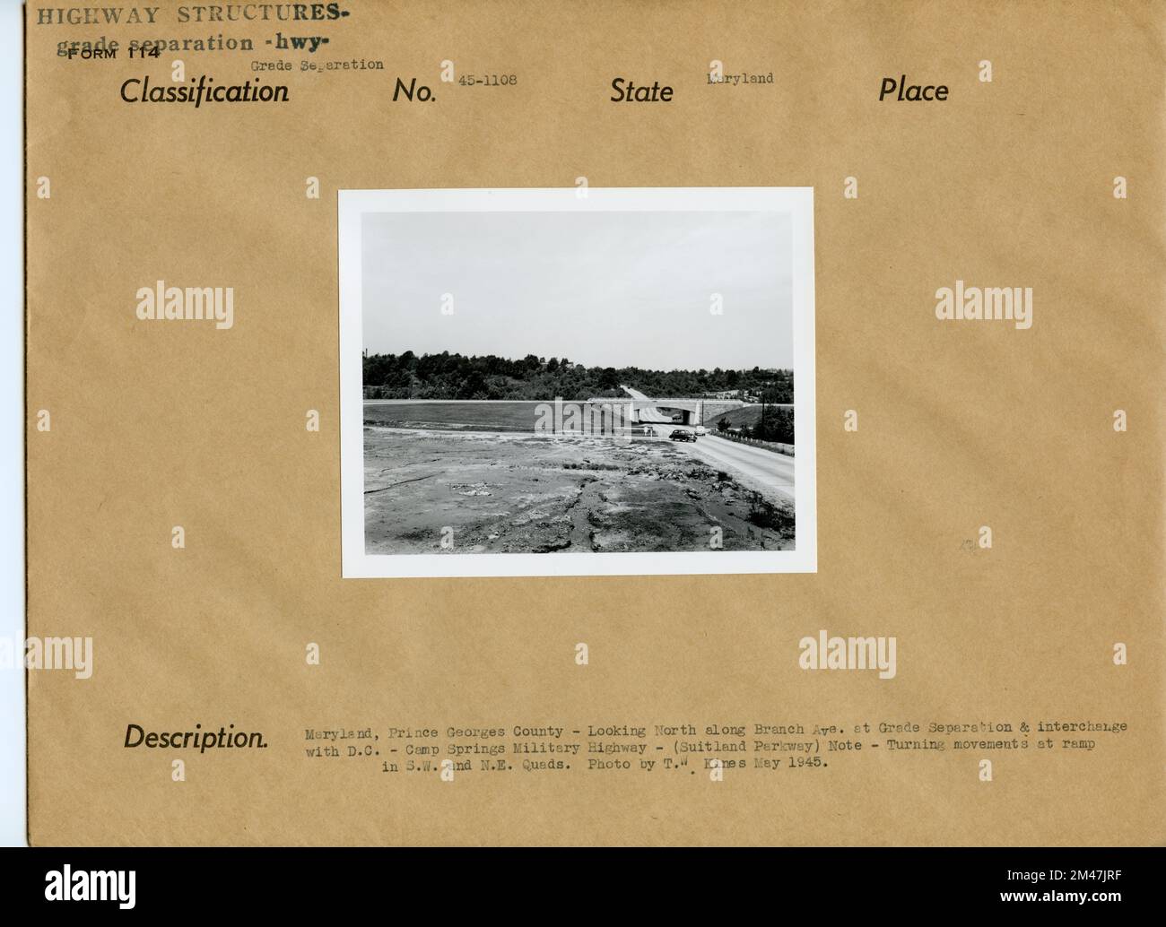 DC - Camp Springs Military Highway grade separation and interchange ...