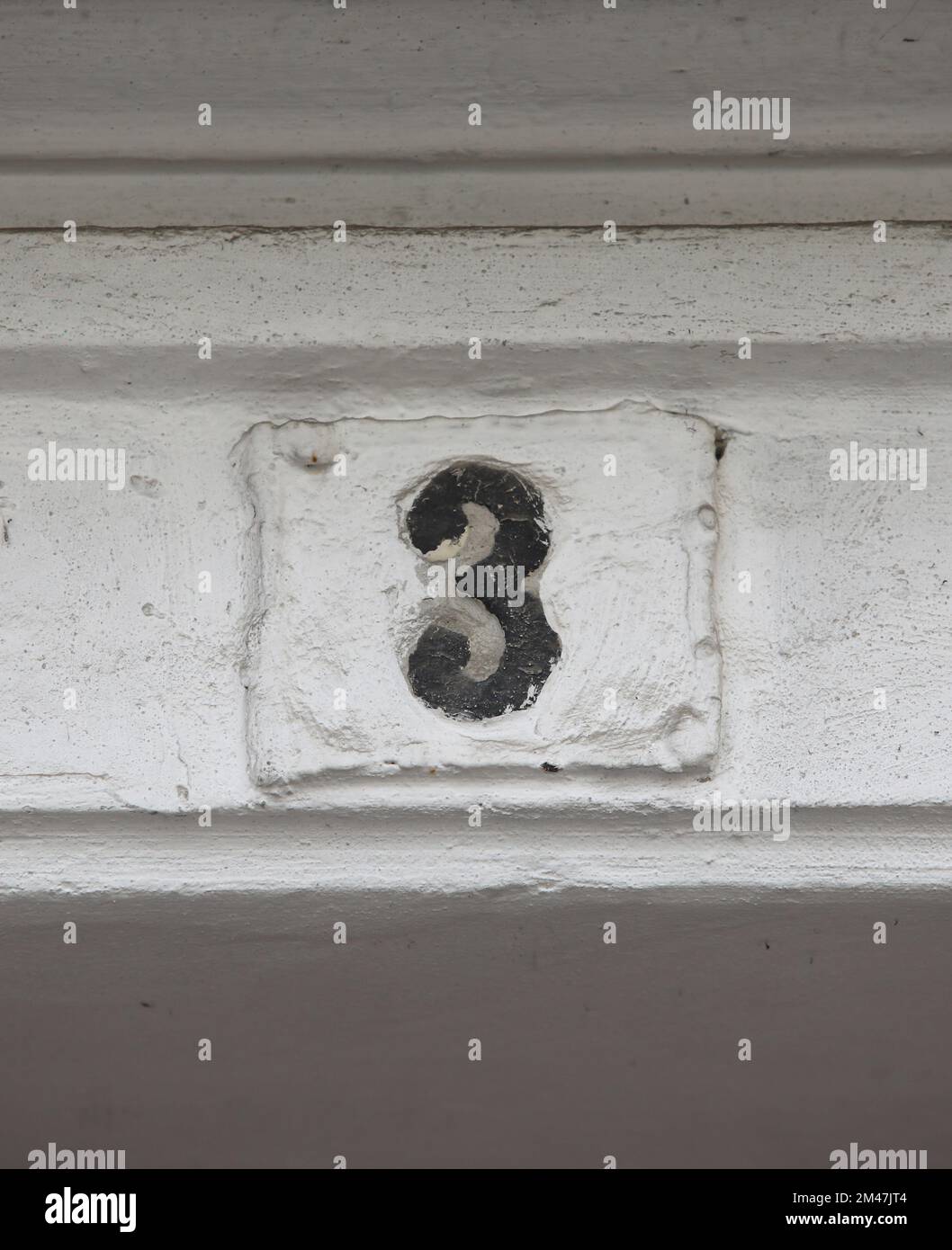 Old building number Stock Photo - Alamy