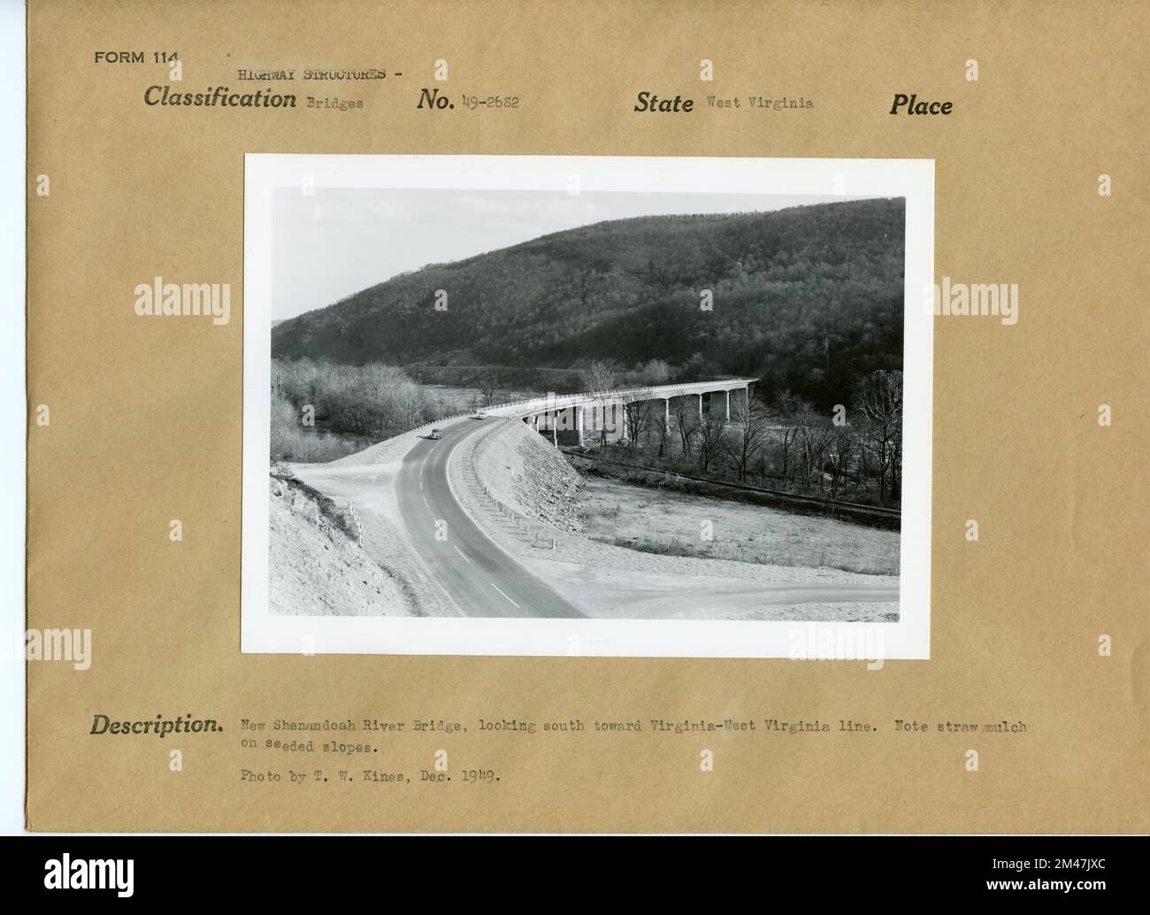 Shenandoah River Bridge on U.S. Route 340. Original caption: New ...