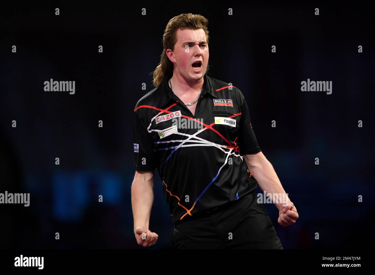 Netherlands' Danny Jansen in action against Philippines' Paolo Nebrida ...