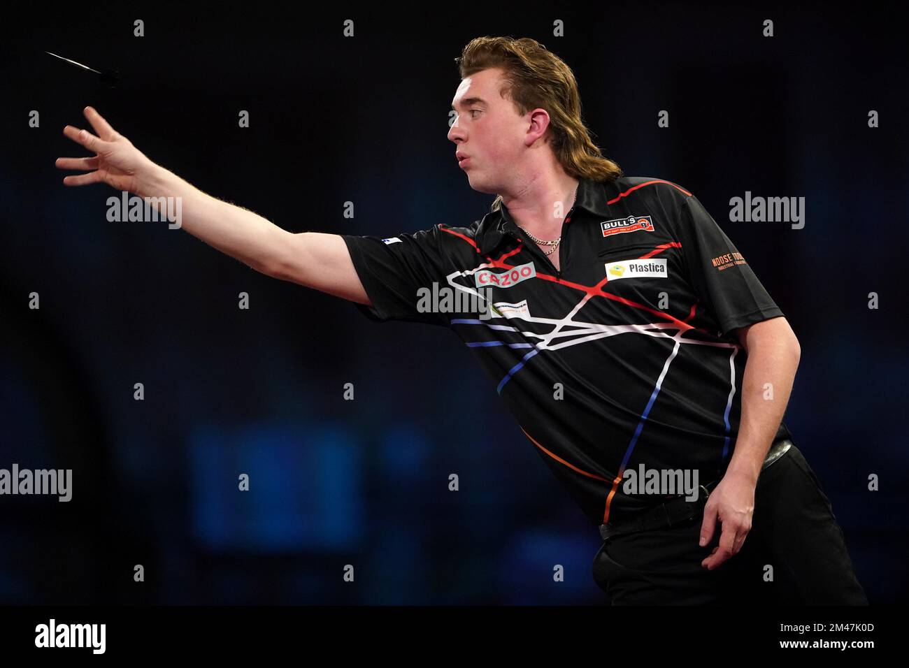 Netherlands' Danny Jansen in action against Philippines' Paolo Nebrida ...