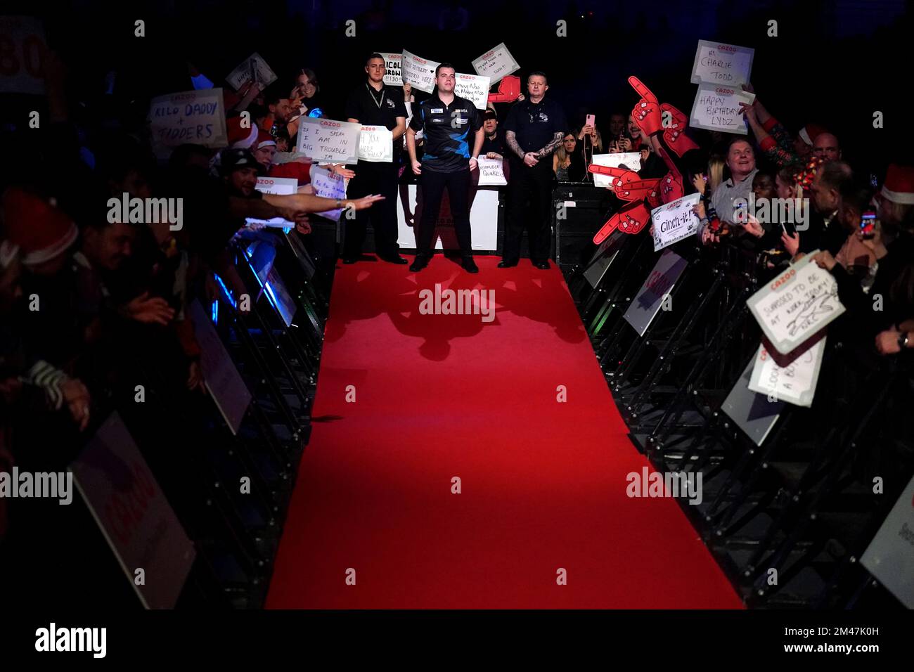 Netherlands' Niels Zonneveld walks out before playing Wales' Lewy ...