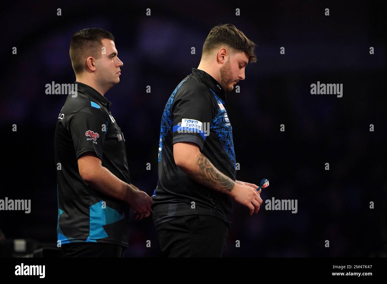 Wales' Lewy Williams in action against Netherlands' Niels Zonneveld ...