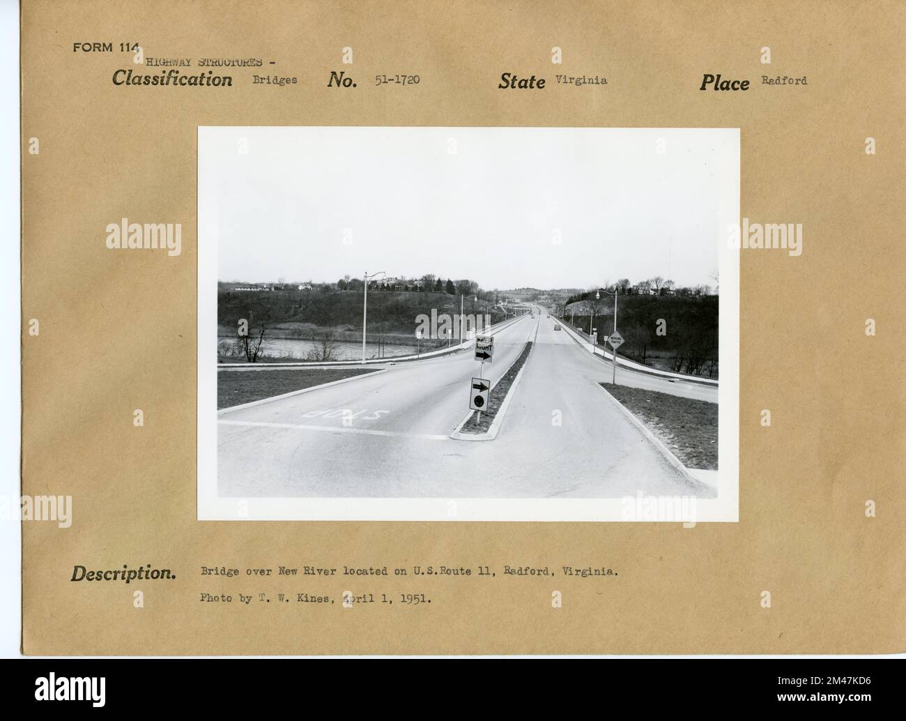 Bridge over New River, Radford, VA. Original caption: Bridge over New ...