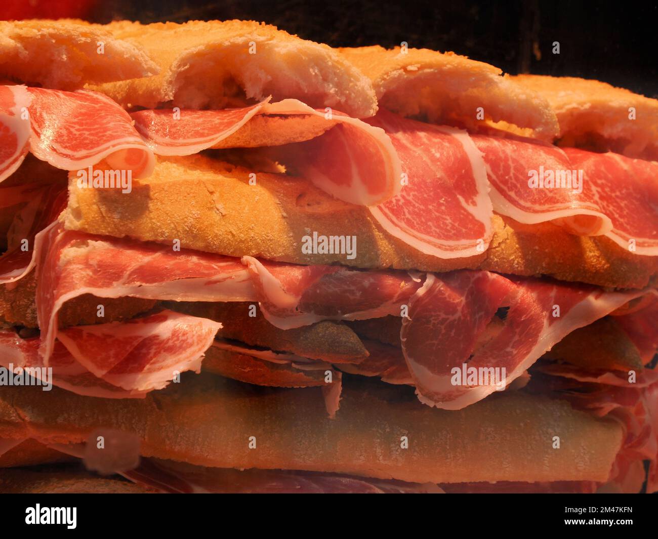 Typical spanish sandwich ham hi-res stock photography and images - Alamy