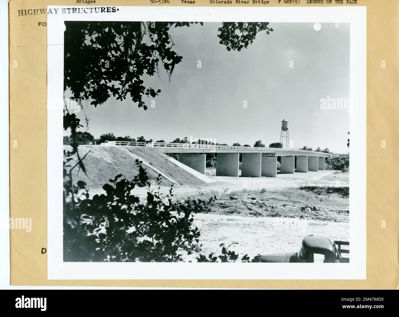 Colorado River Bridge. Original caption: Texas Project F 488(5 ...
