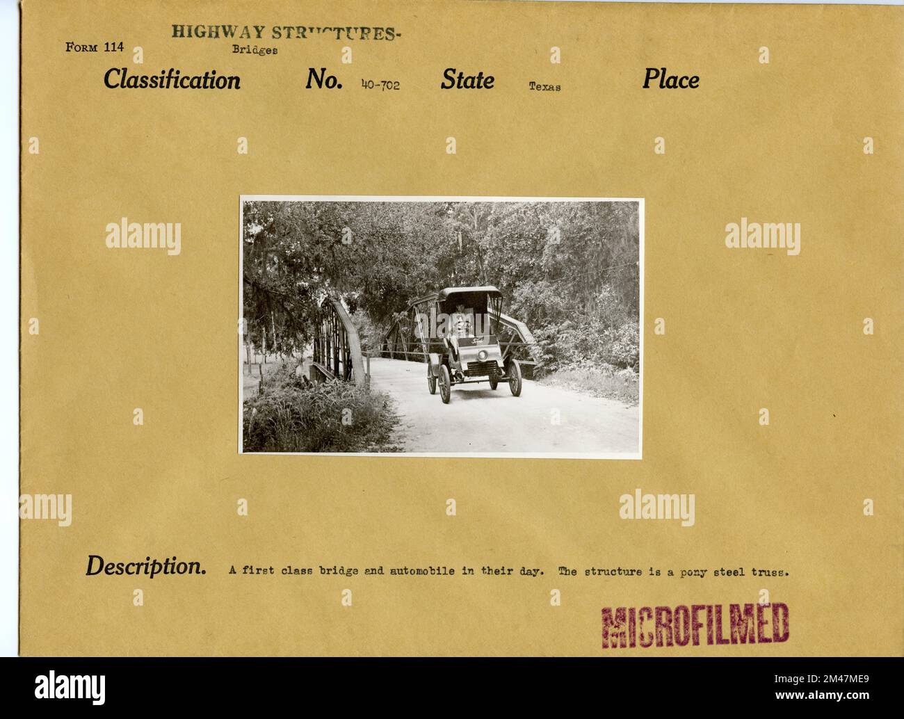 Pony steel truss bridge. Original caption: A first class bridge and ...