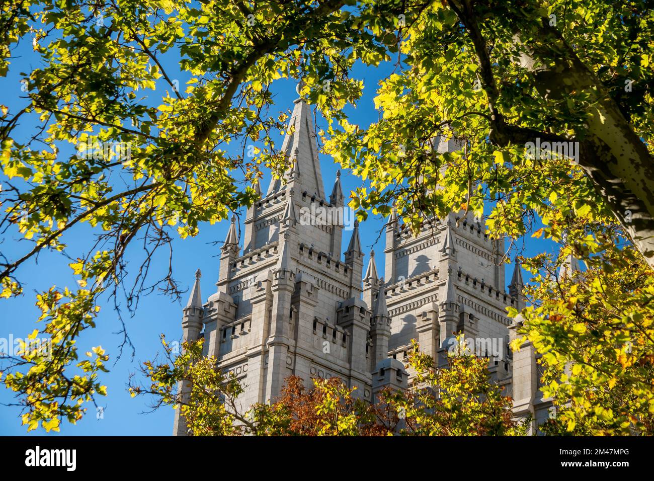 Temple square in Salt Lake City Stock Photo - Alamy