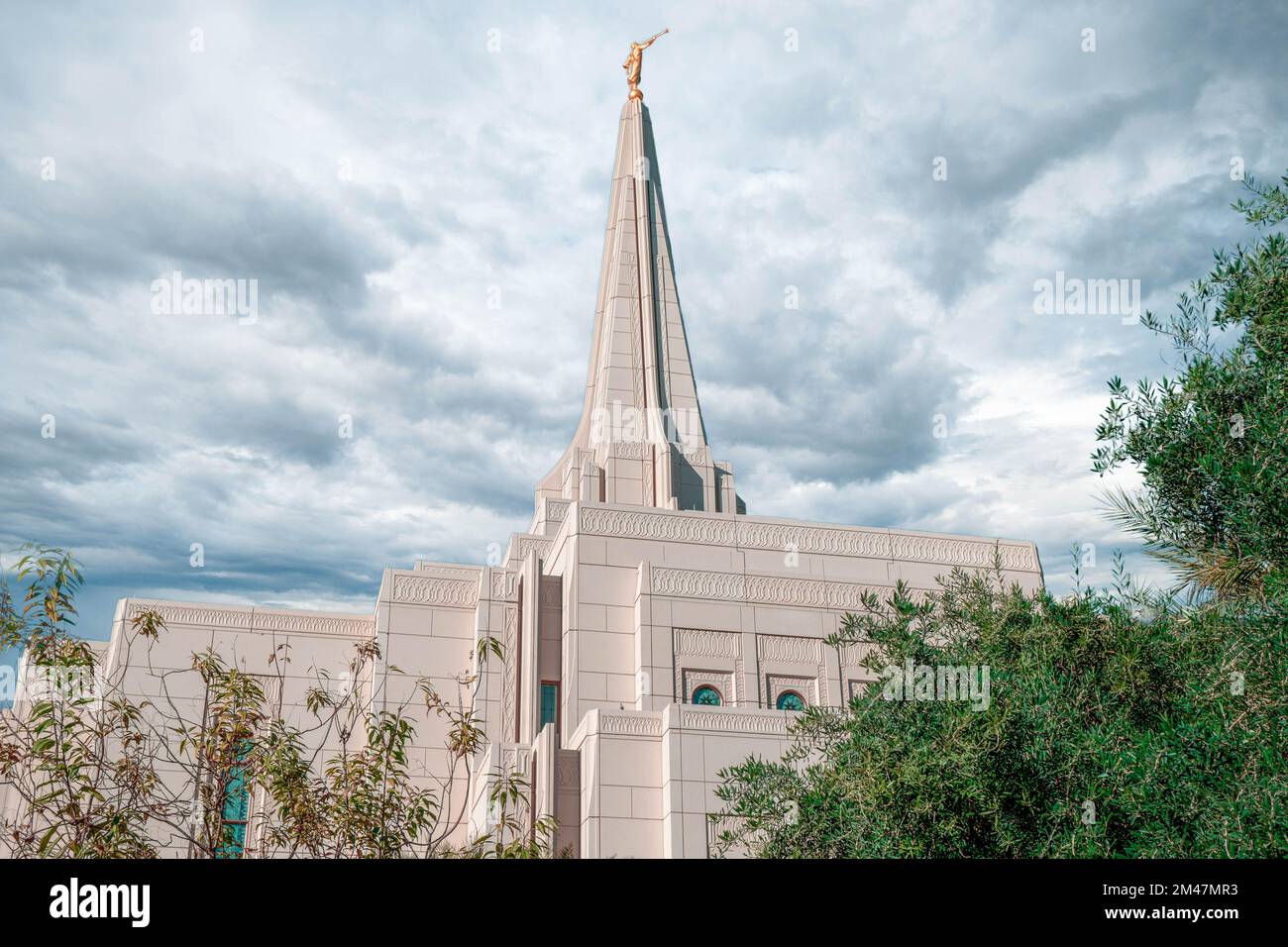 Lds temple stained glass hi-res stock photography and images - Alamy