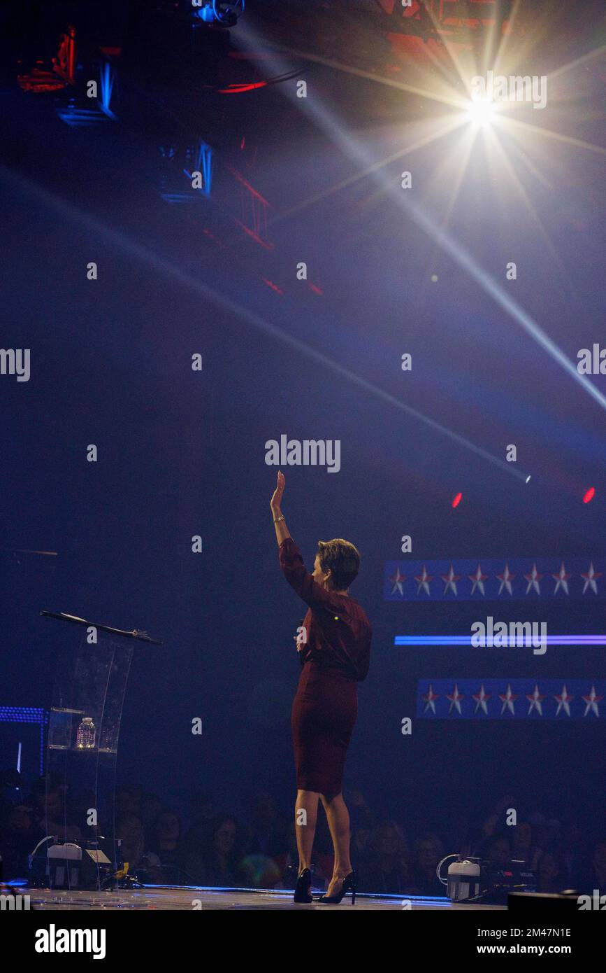 Phoenix, Arizona 18/12/2022, Kari Lake, the losing candidate for ...