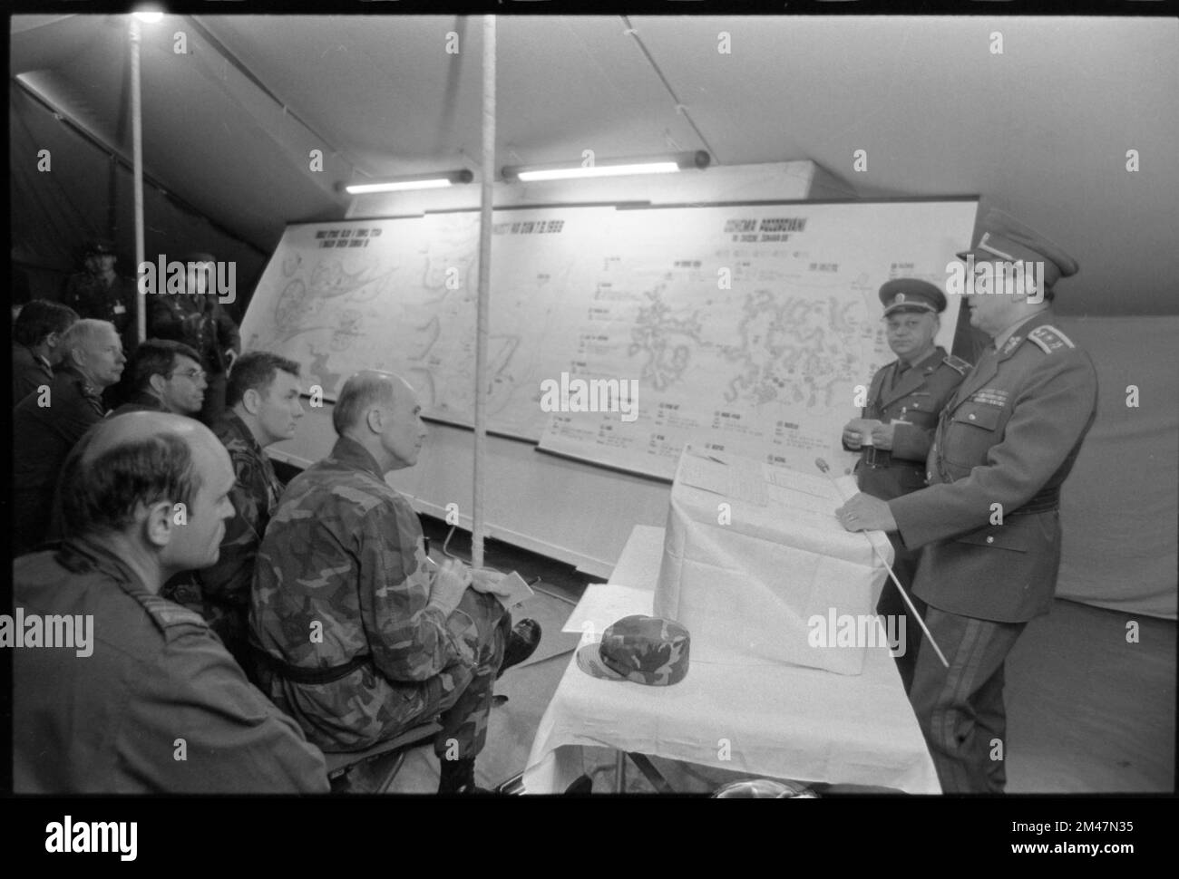 ***JUNE 1988 FILE PHOTO*** On 9 June, a bilateral tactical exercise of ...
