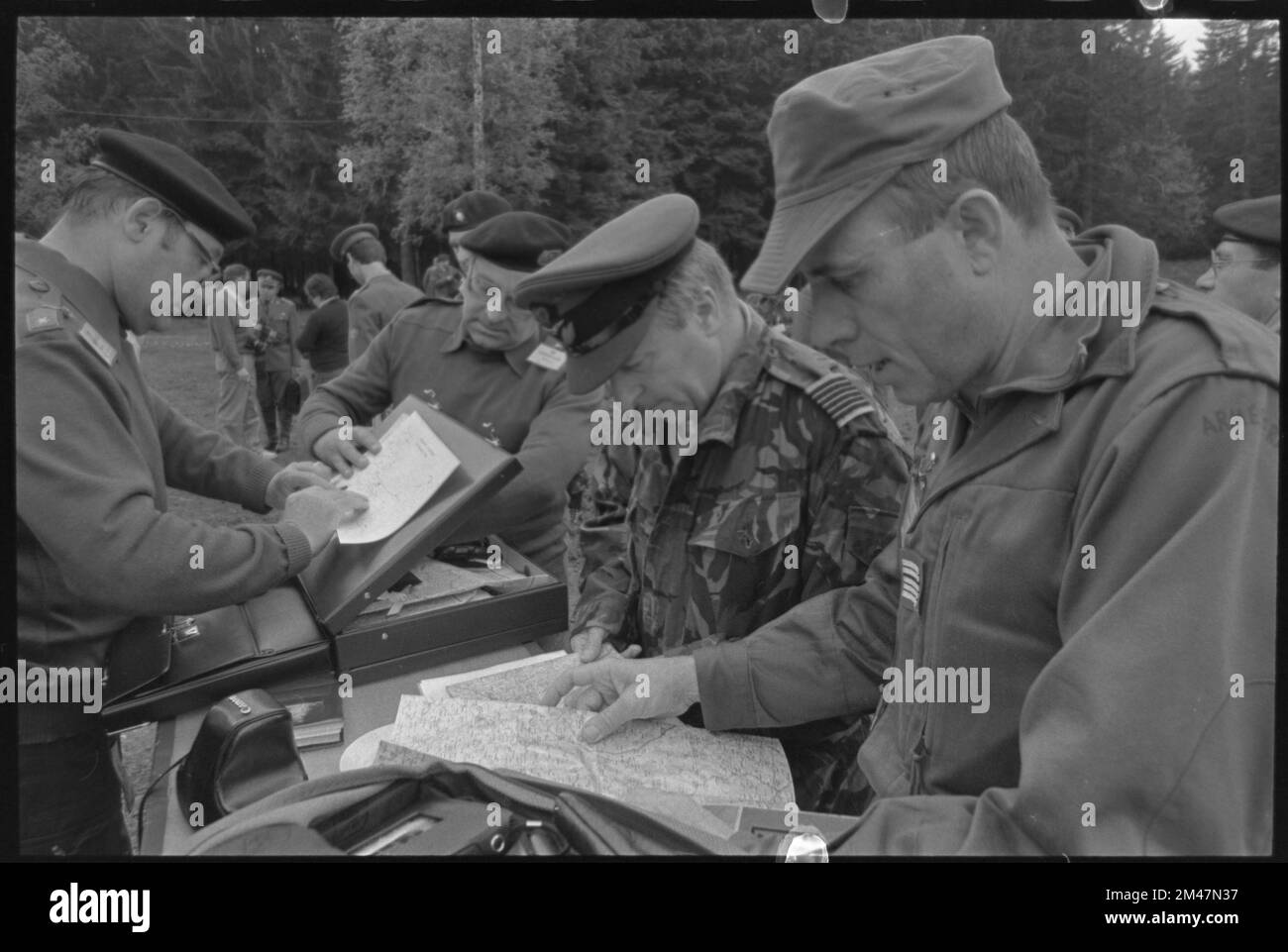 ***JUNE 1988 FILE PHOTO*** On 9 June, a bilateral tactical exercise of ...