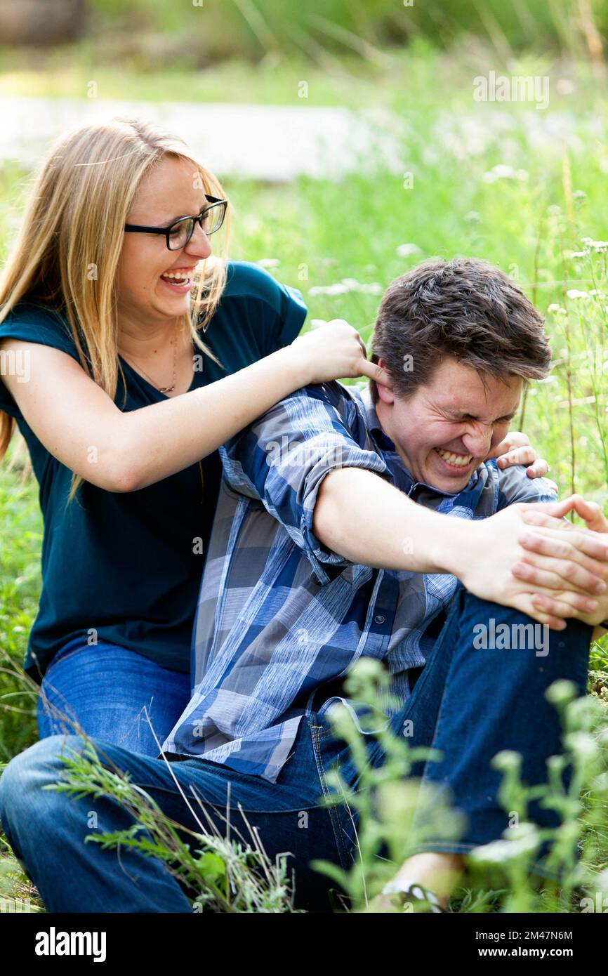 Couple and silly hi-res stock photography and images - Alamy