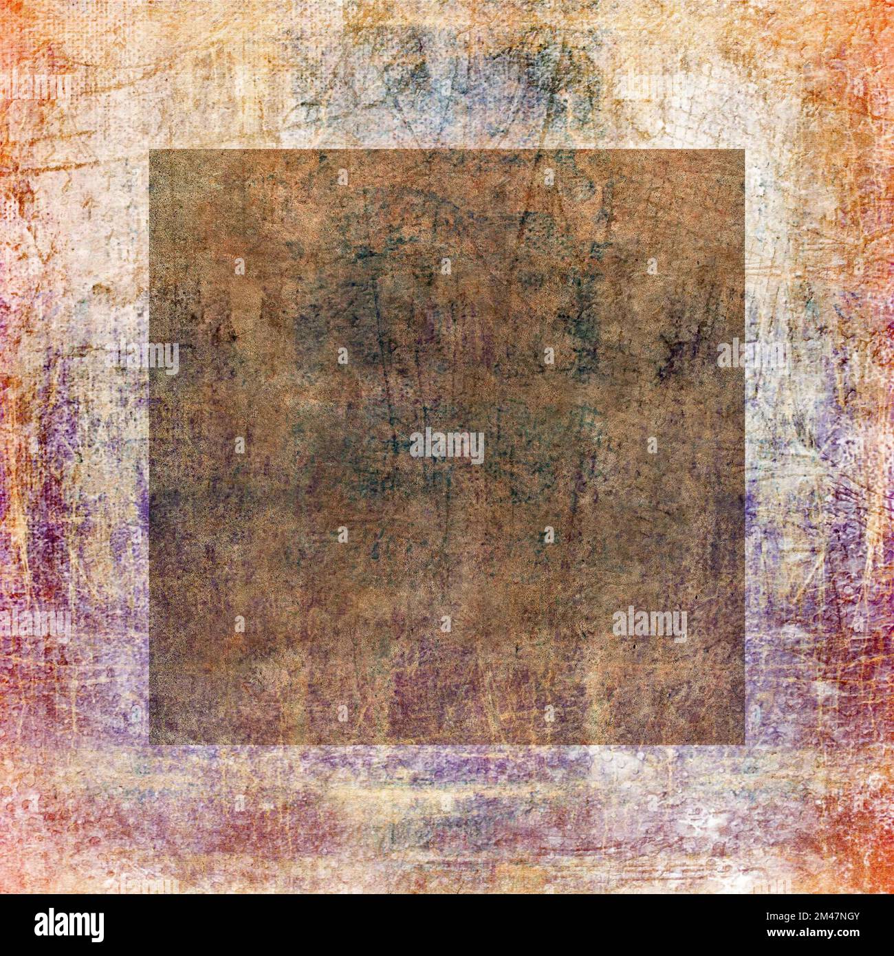 An orange rustic grunge frame - great for a background Stock Photo - Alamy