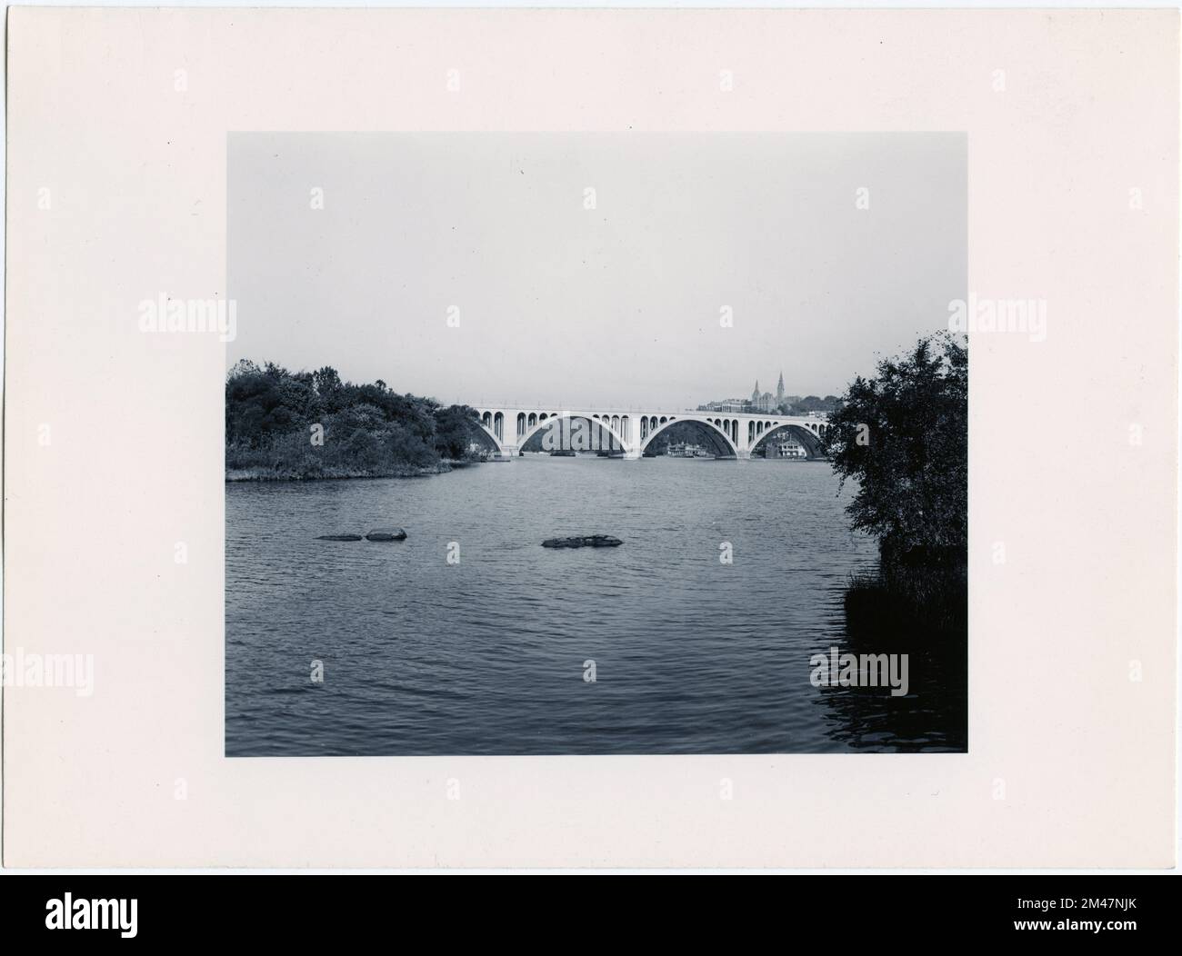 Key Bridge views. Original caption: Key Bridge looking Northwest from ...