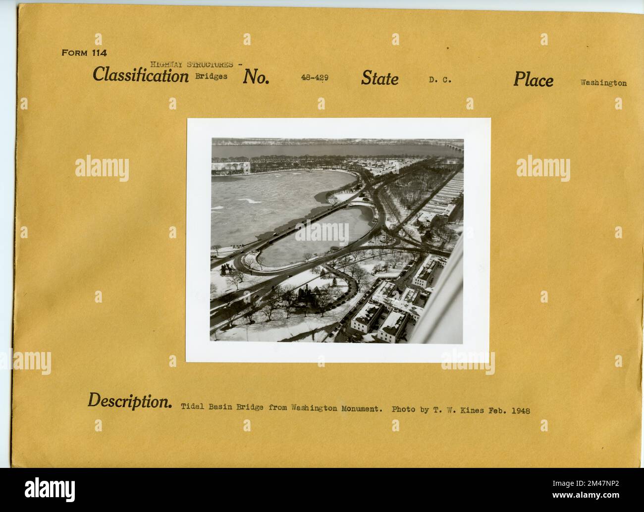 Tidal Basin Bridge. Original caption: Tidal Basin Bridge from ...