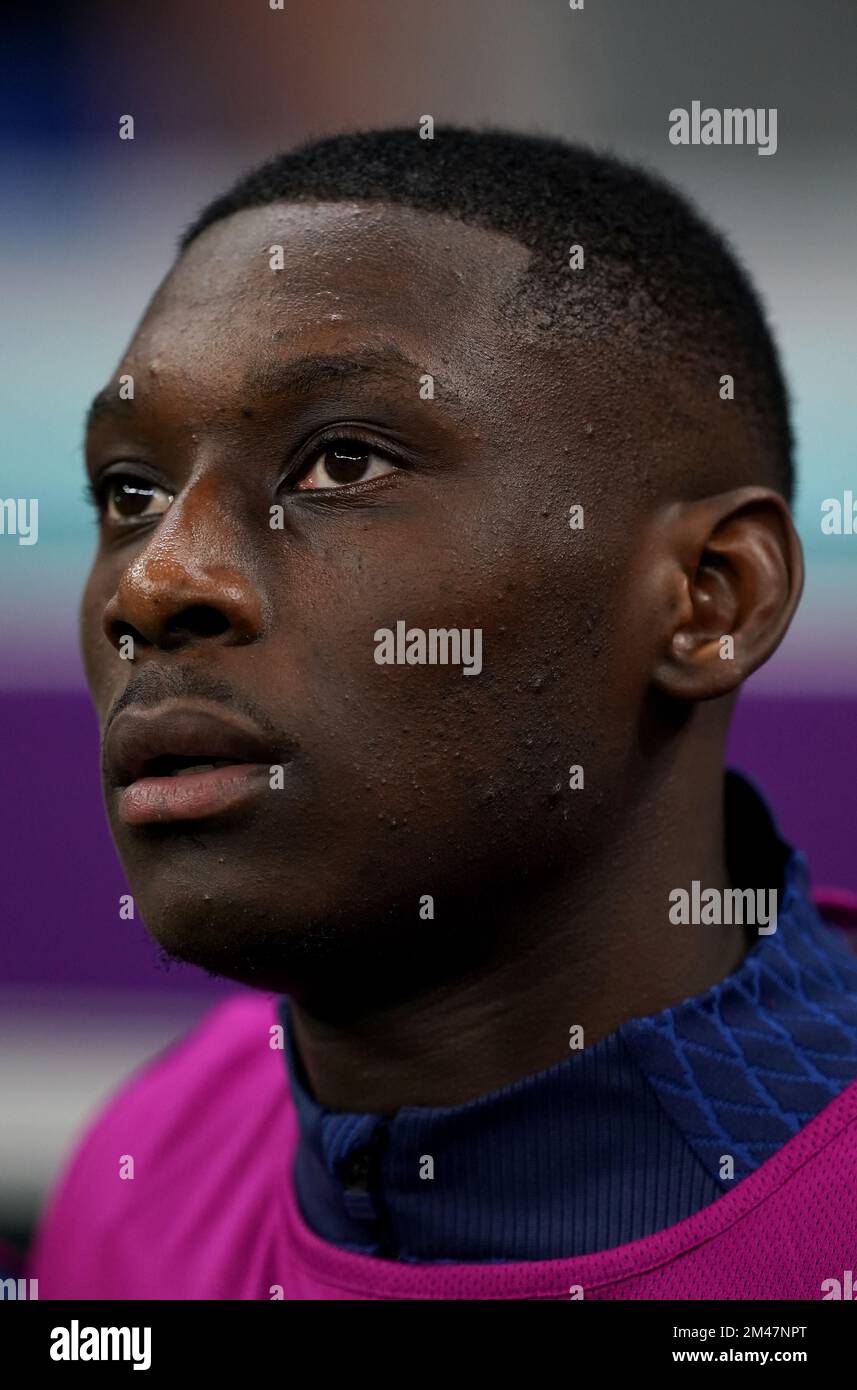 France's Randal Kolo Muani before the FIFA World Cup Quarter-Final ...