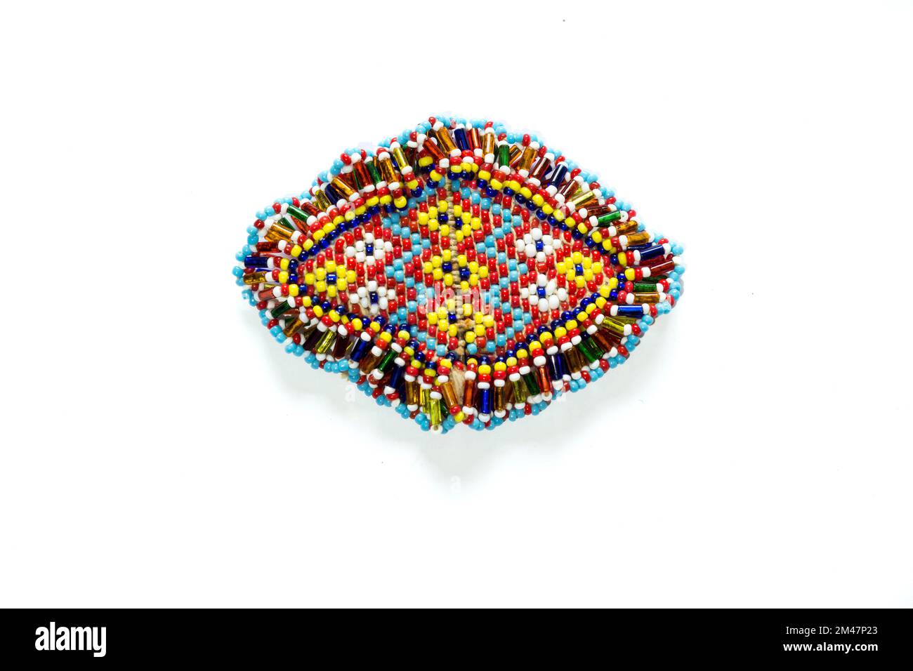 White beadwork hi-res stock photography and images - Alamy