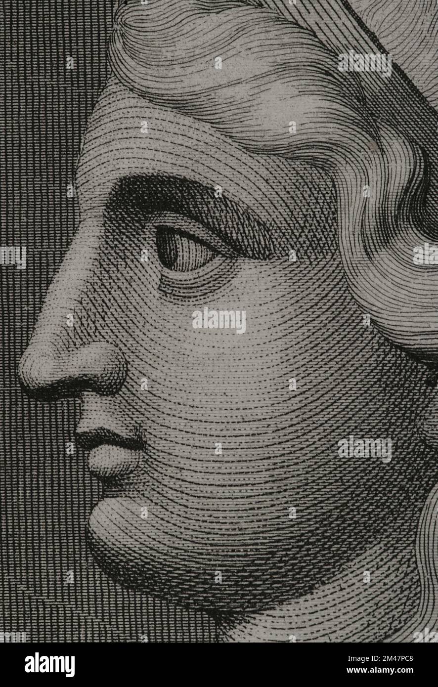 Cleopatra VII Philopator (69 BC - 30 BC). Last queen of Egypt of the ...