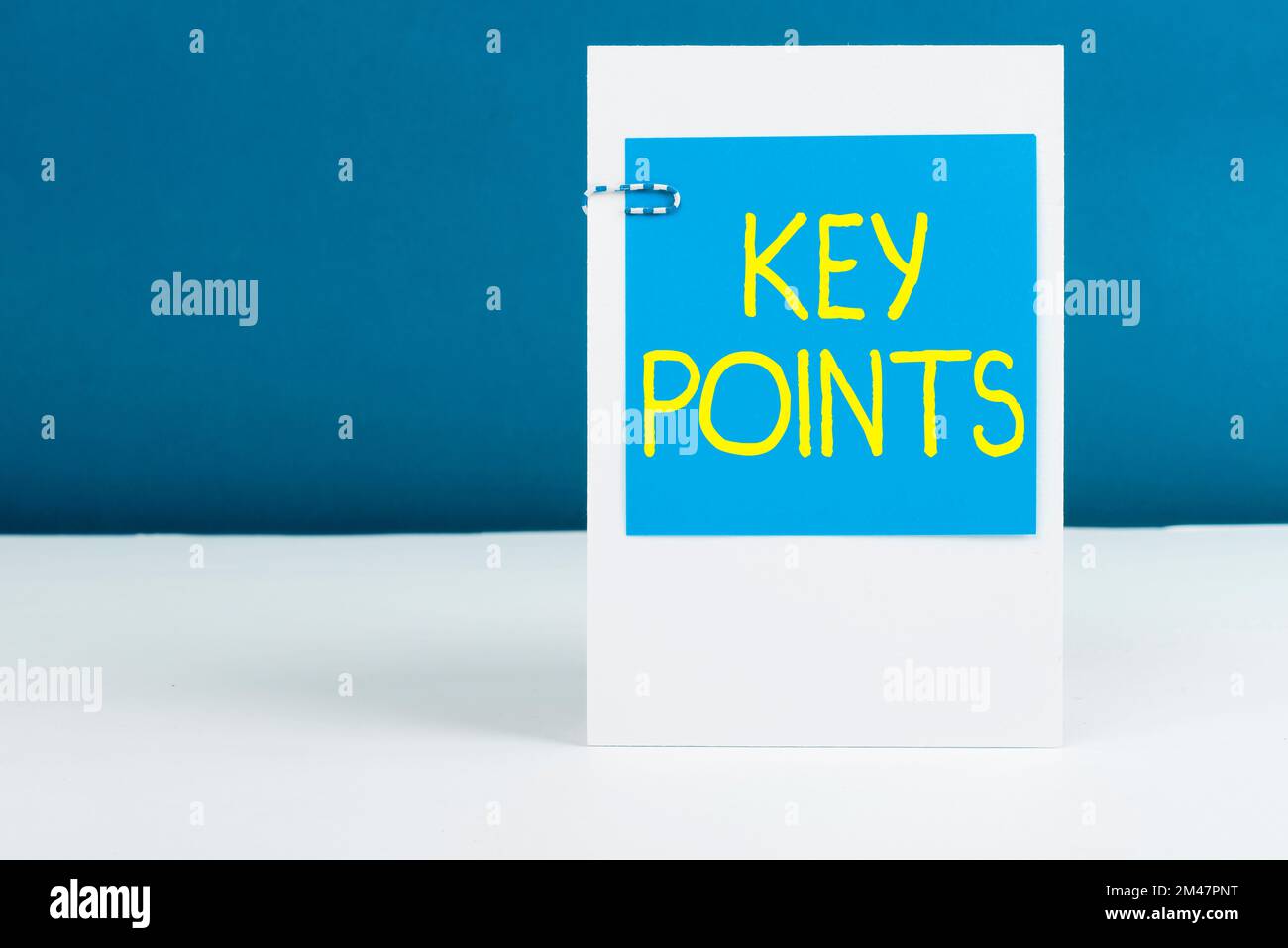 Text caption presenting Key Points. Business showcase most important ...