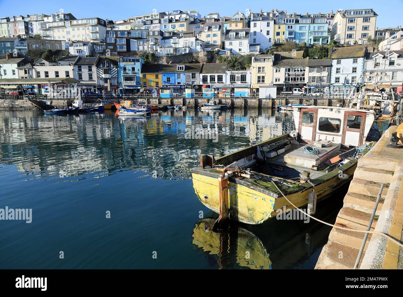Brixham Harbour, Devon, UK Stock Photo - Alamy