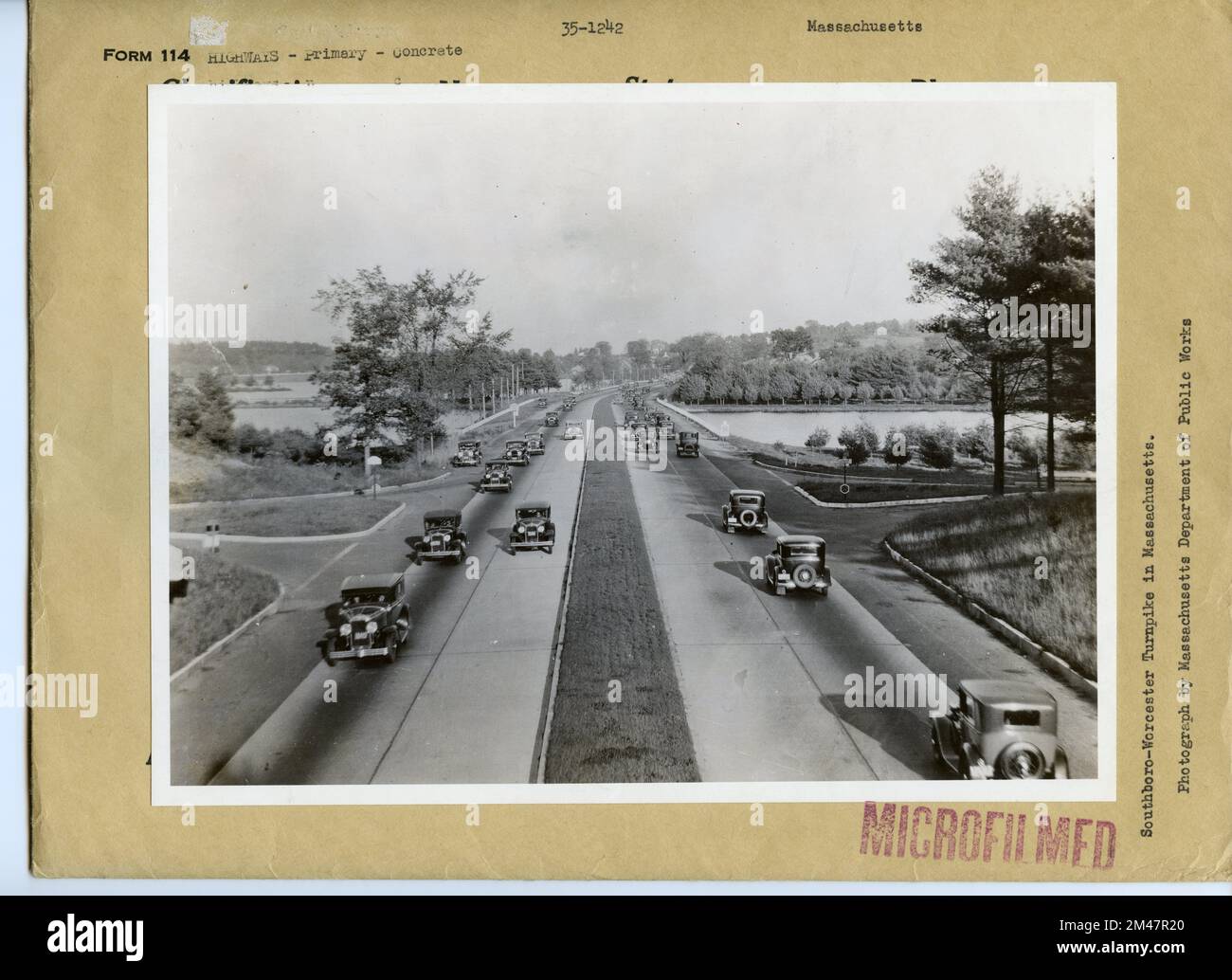 Southboro-Worcester Turnpike. Original caption: Southboro-Worcester ...