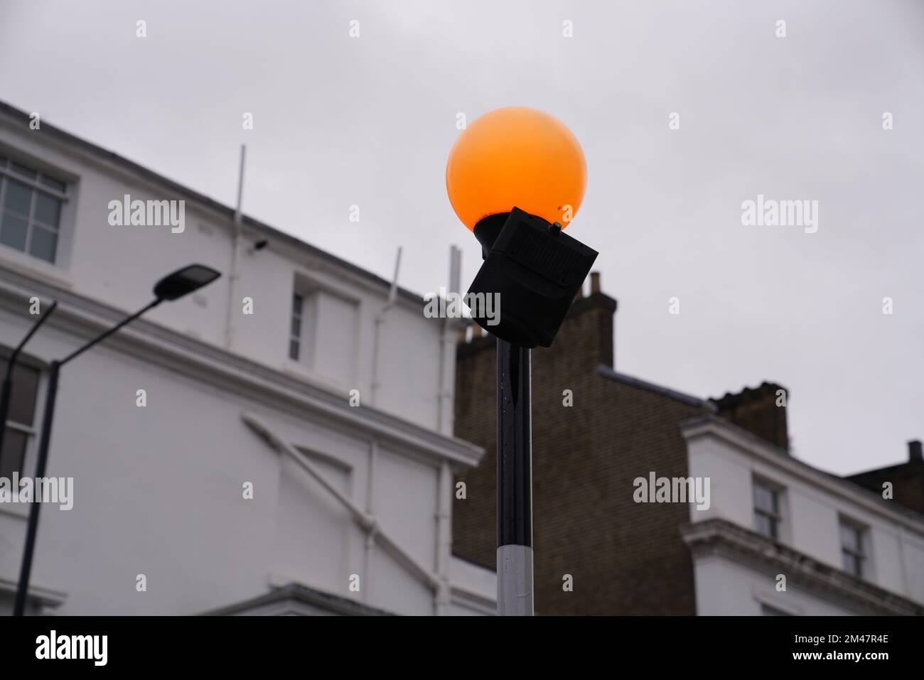 Amber flashing beacon hi-res stock photography and images - Alamy