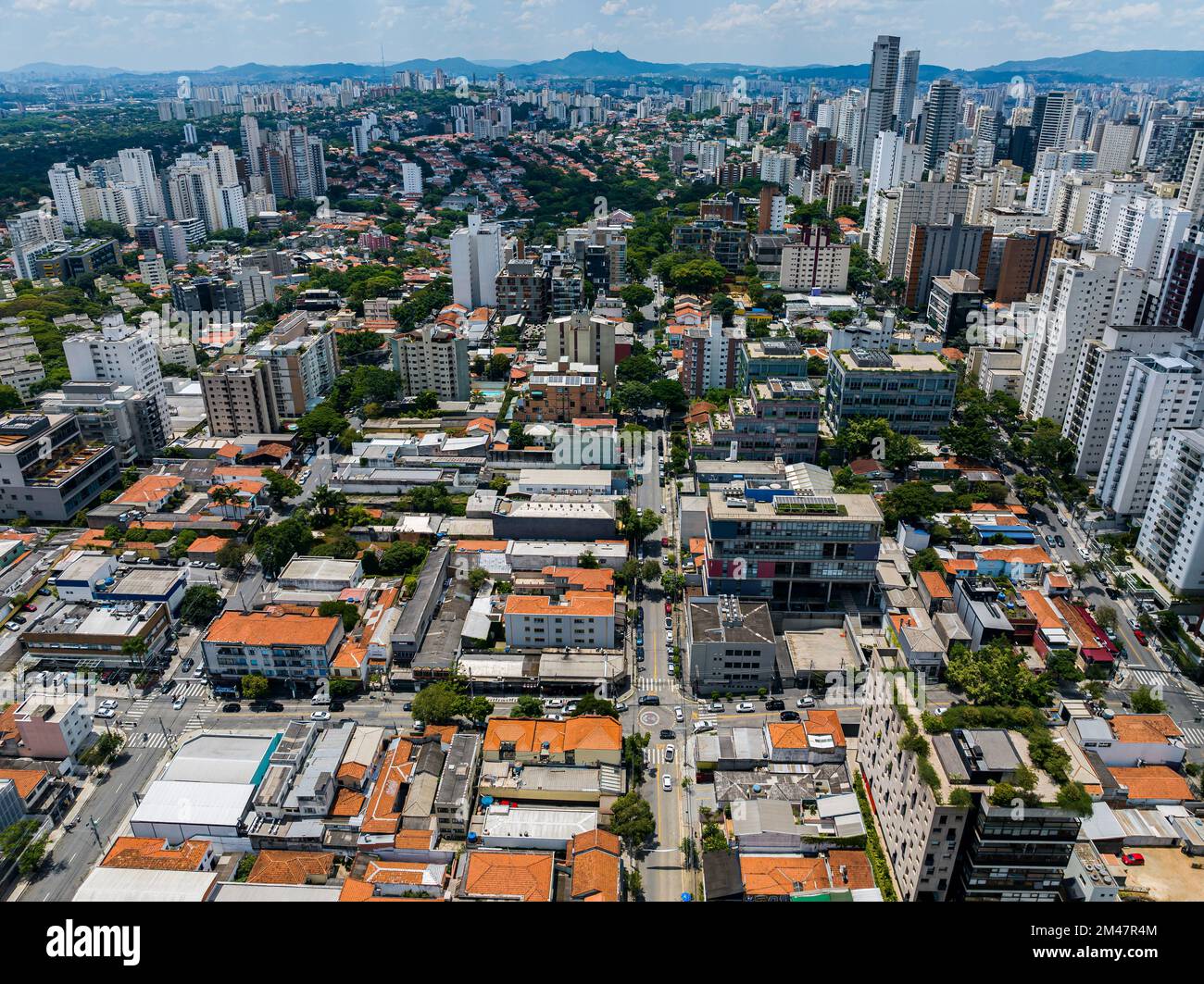 Aerial view of the city of Sao Paulo, Brazil Stock Photo - Alamy