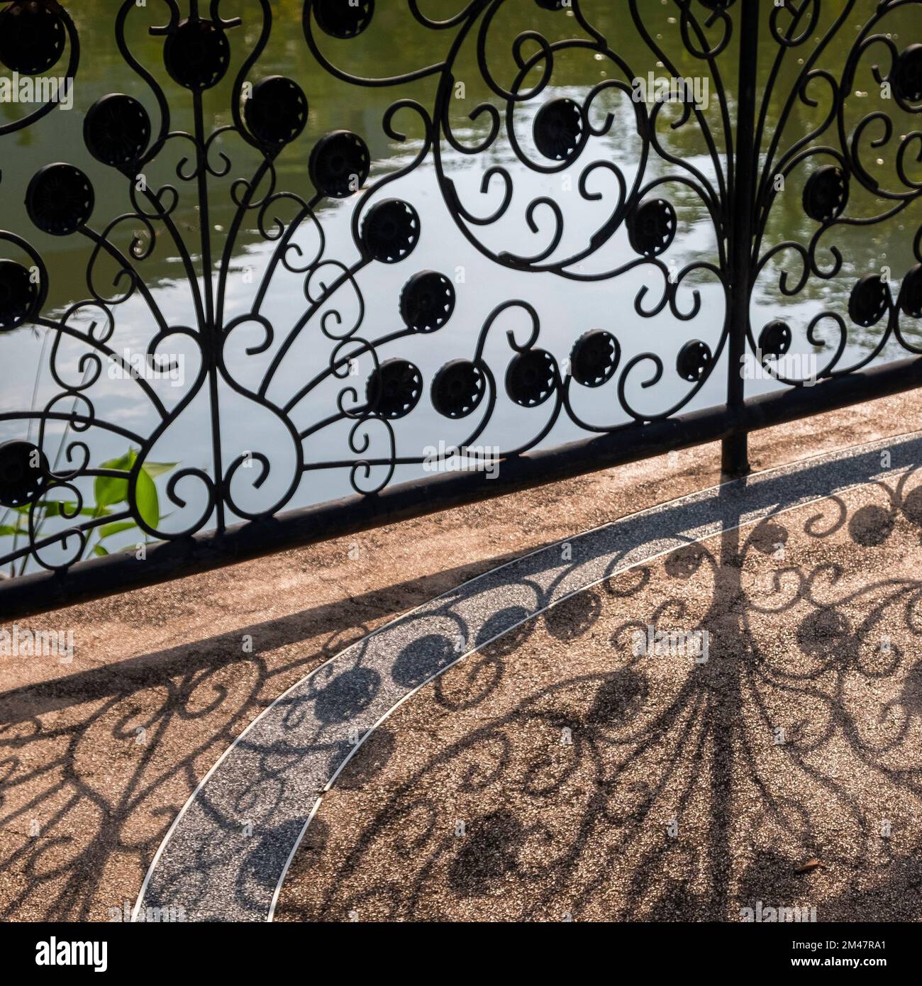 Wrought Iron Railing Stock Photo - Alamy