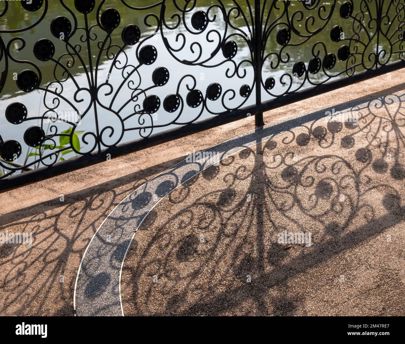 Wrought Iron Railing Stock Photo - Alamy