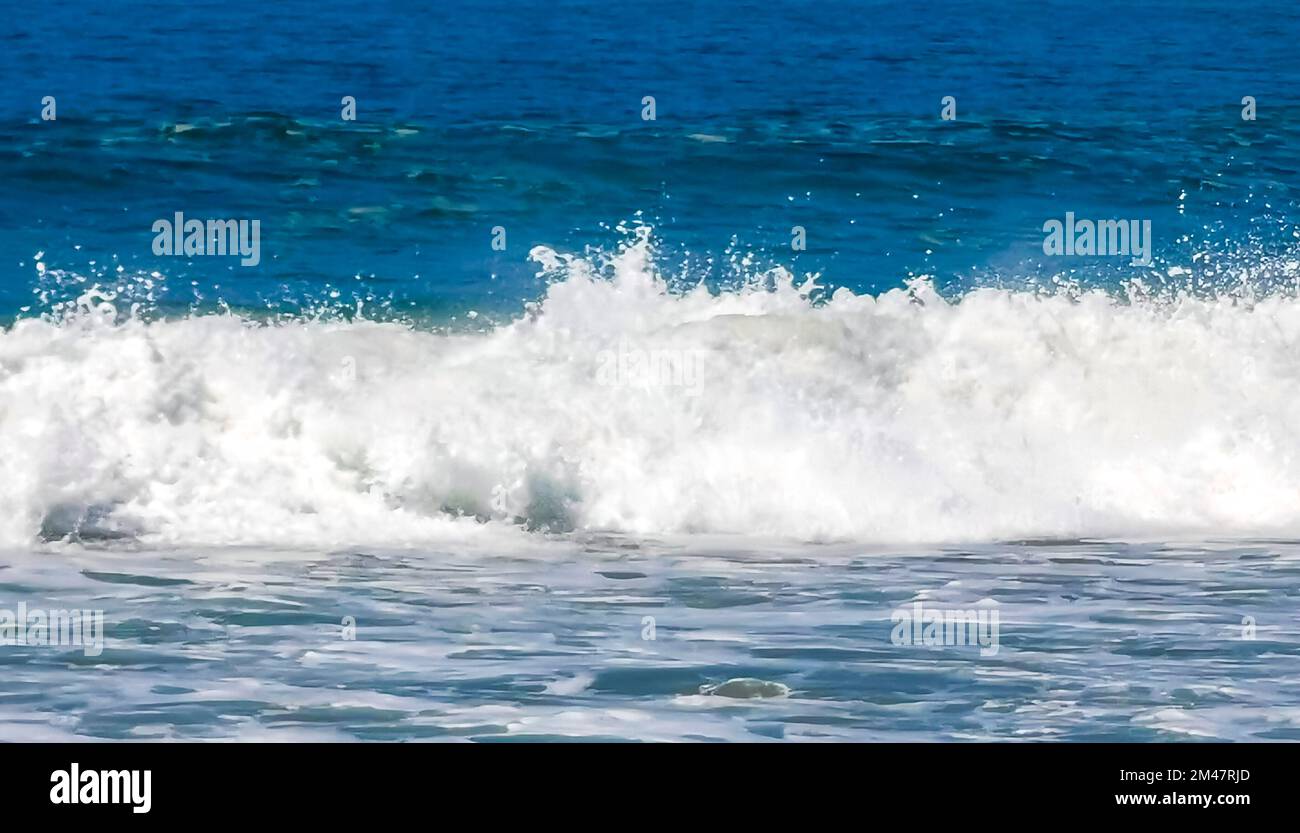 Extremely huge big surfer waves on the beach in Zicatela Puerto ...