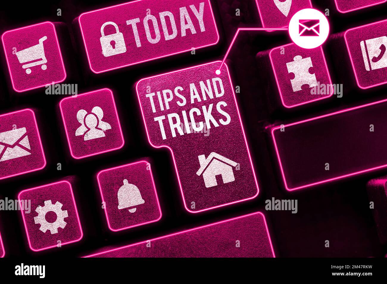 Text showing inspiration Tips And Tricks. Business concept helpful ...