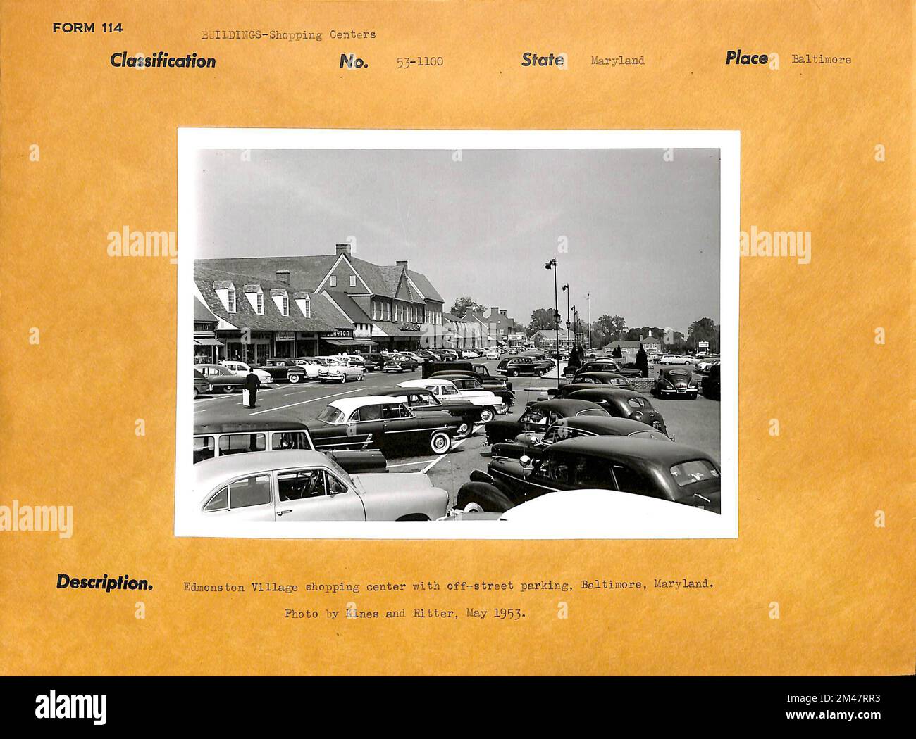 Edmondson Village Shopping Center. Original caption: Edmonston Village ...