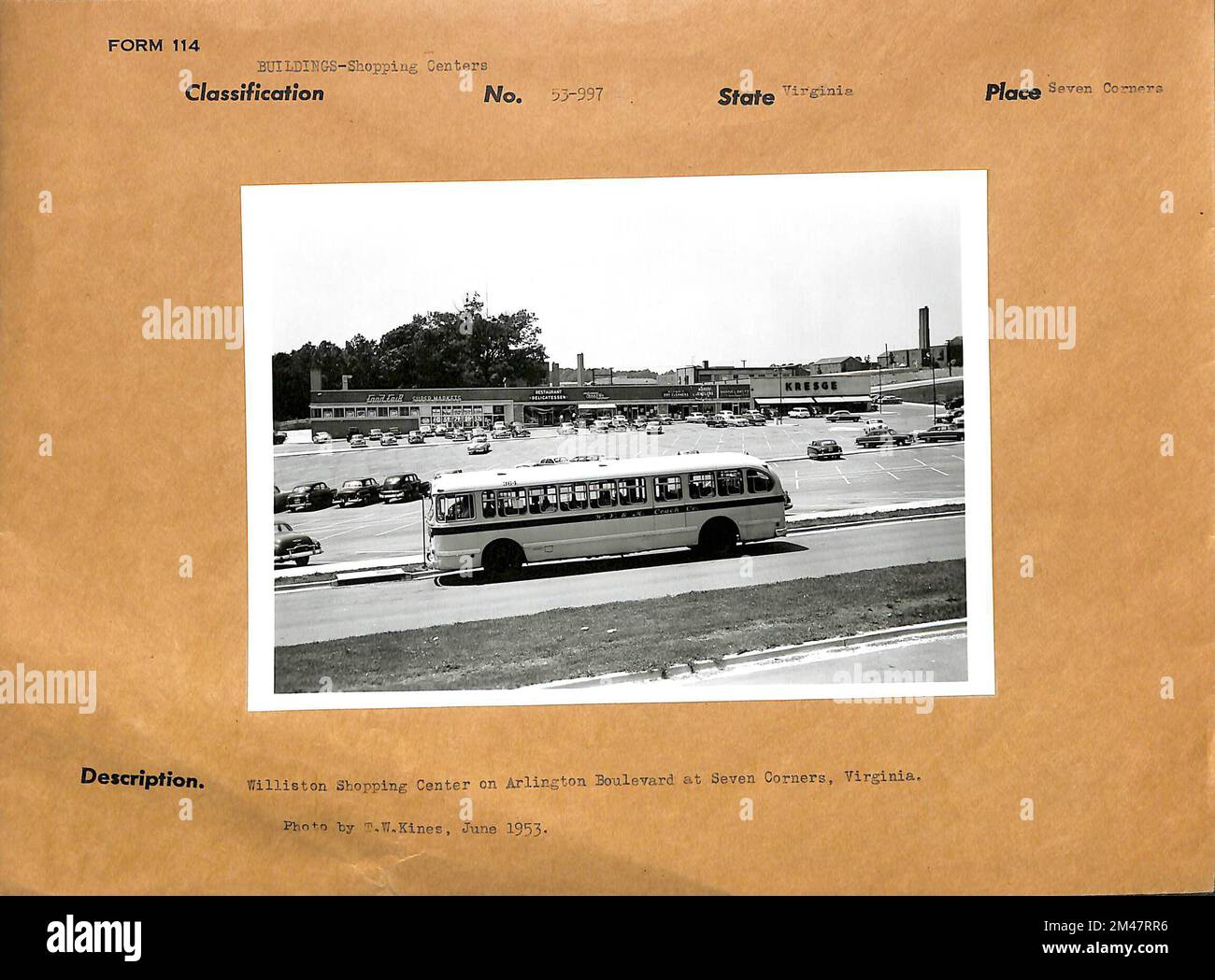 Williston Shopping Center. Original caption: Williston Shopping Center ...