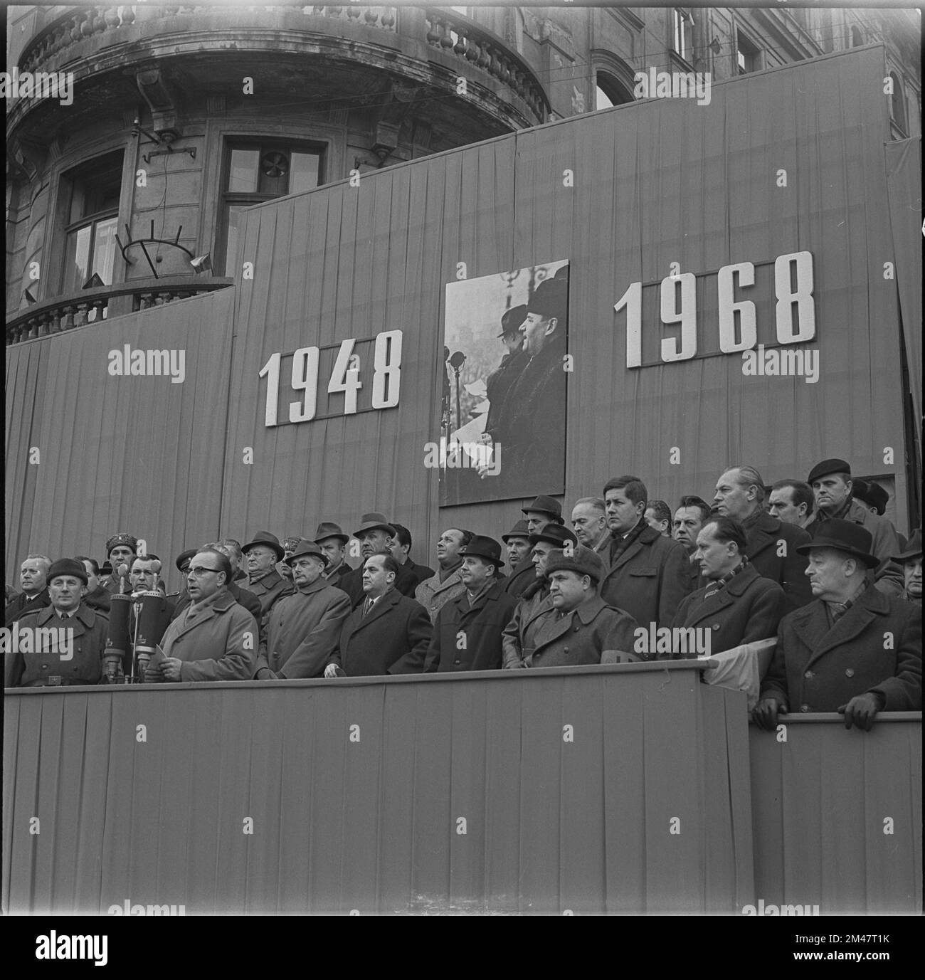 ***FEBRUARY 1968 FILE PHOTO*** On Tuesday, 27 February, a rally of Brno ...